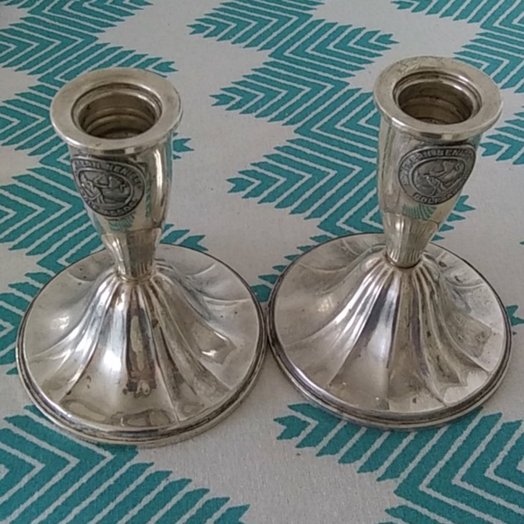 Poole | Other | Sterling Weighted Sga Poole Candle Holders | Poshmark